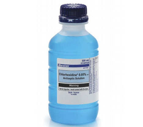 Chlorhexidine 0.05% Antiseptic Solution 500ml – Barneys Salon Supplies