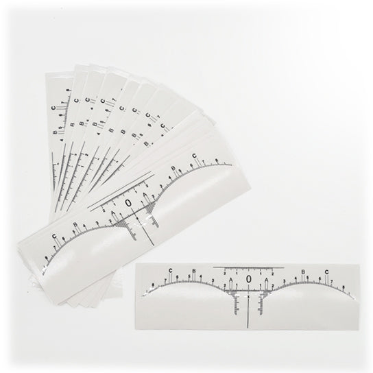 Barneys Disposable Eyebrow Ruler Stickers - Pack of 25 – Barneys Salon ...